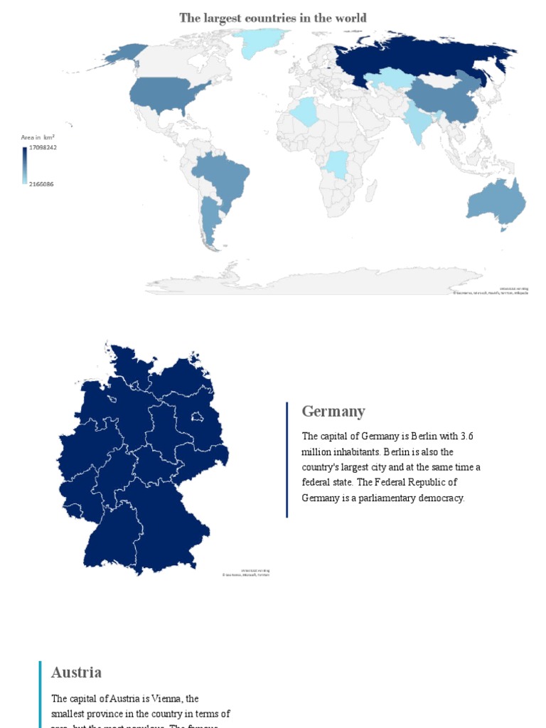 PowerPoint Maps Template by SlideLizard | PDF | Austria | Germany