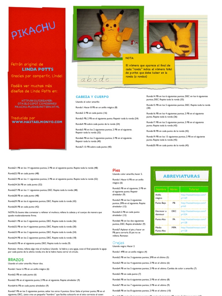 Picachu Español | PDF | Deportes | Ocio