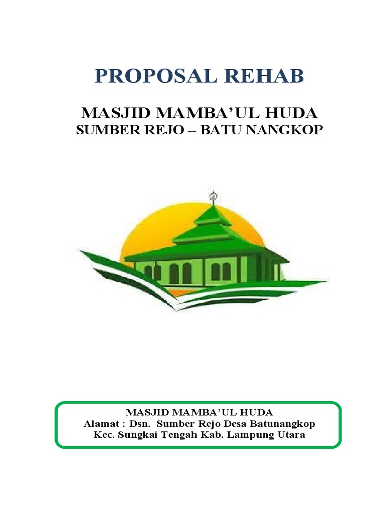 Proposal REHAB MASJID | PDF