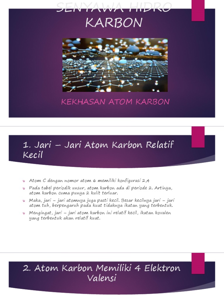 Kekhasan Atom Karbon | PDF | Teknologi & Rekayasa