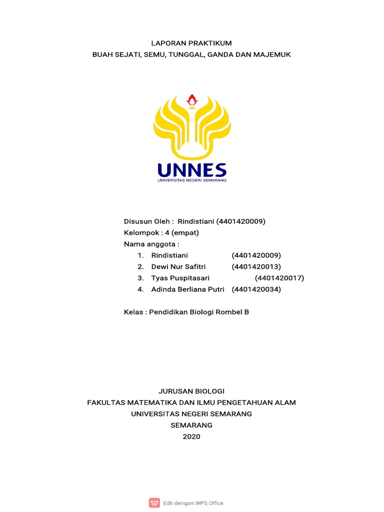 Buah Sejati, Semu, Tunggal, Ganda Dan Majemuk | PDF