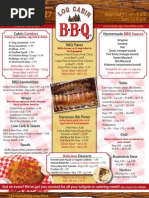 Bandanas Carryout Menu | PDF | Barbecue | Sausage