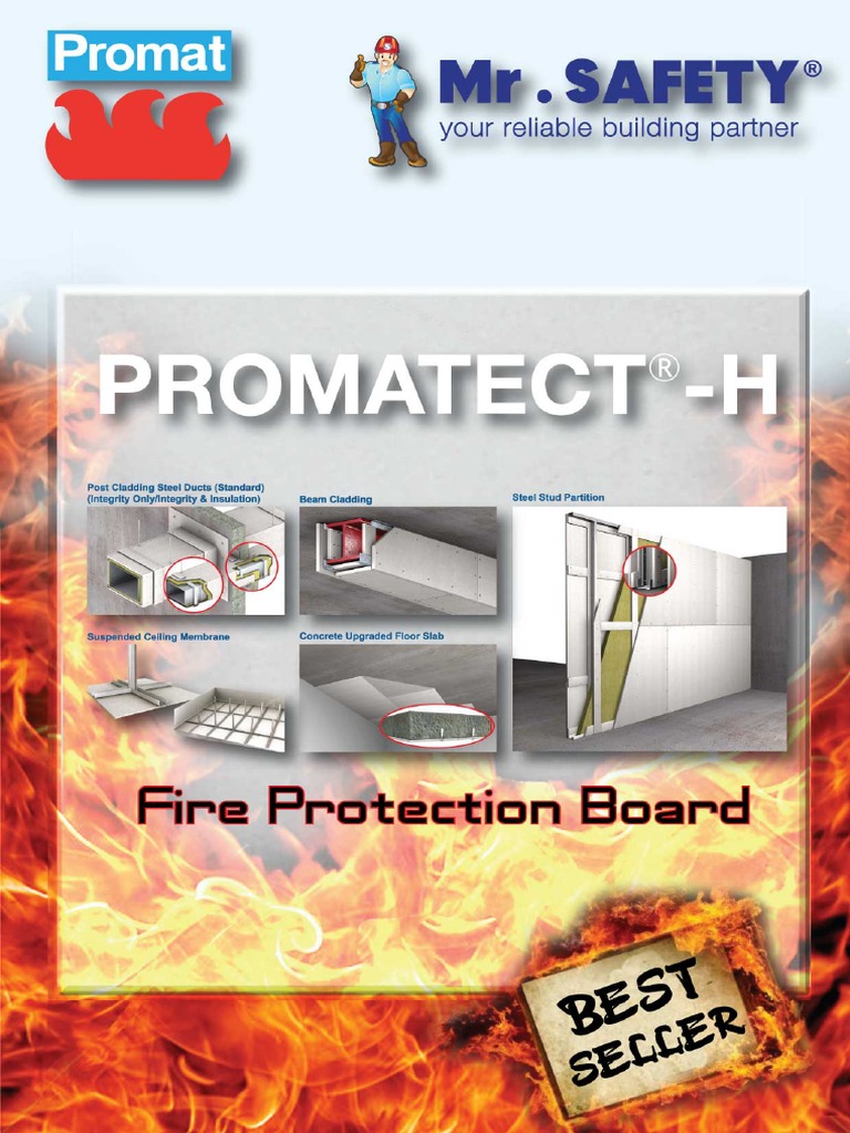 Firestop 4.-Promatect-H - Board - For-Ceiling - Ducting - Partition ...
