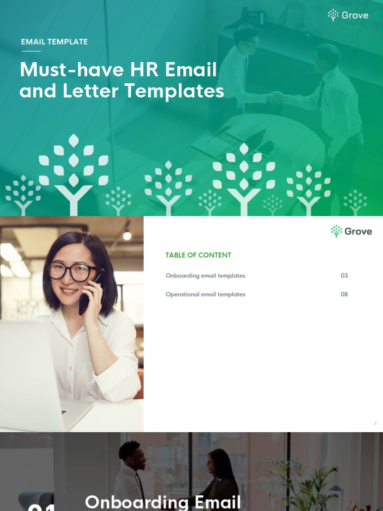 Must-Have HR Email Templates - Compressed | PDF | Career & Growth ...