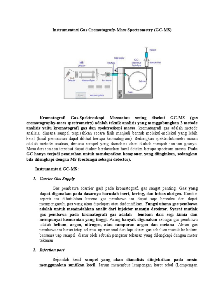 Instrumentasi GC-MS | PDF