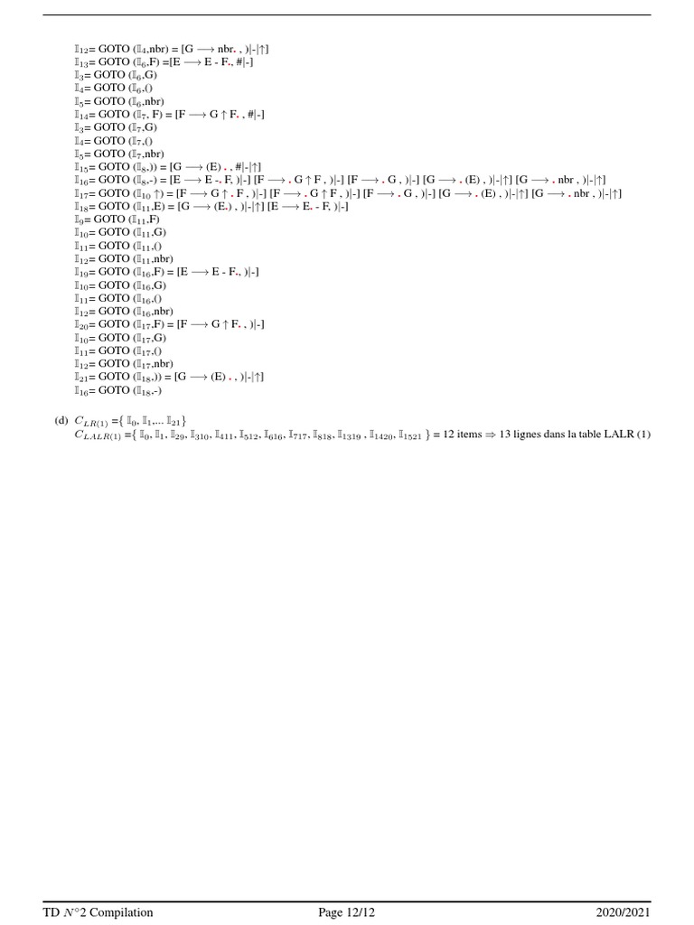 Correction TD 3 Compilation-12 | PDF