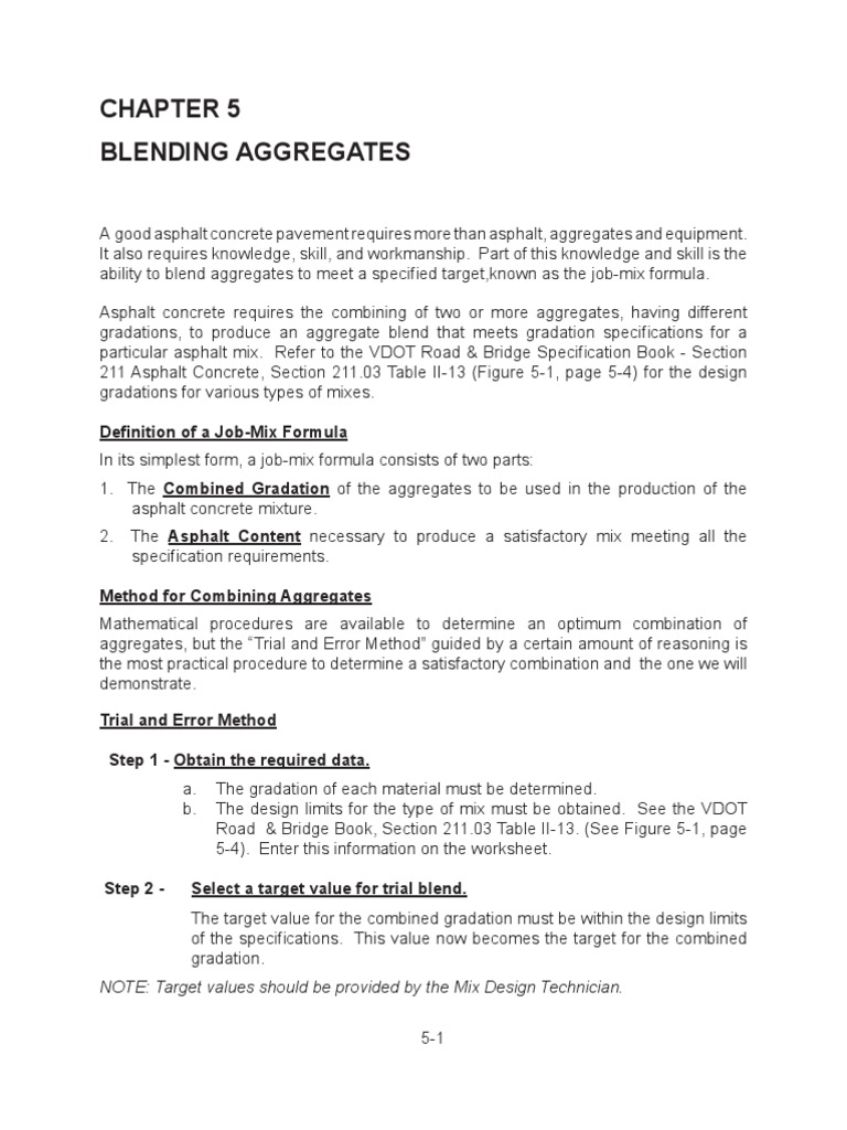 Blending Aggregate | PDF | Construction Aggregate | Concrete