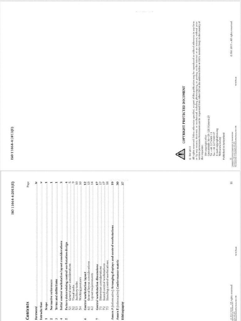 BS en Iso 11064 4 2013 | PDF