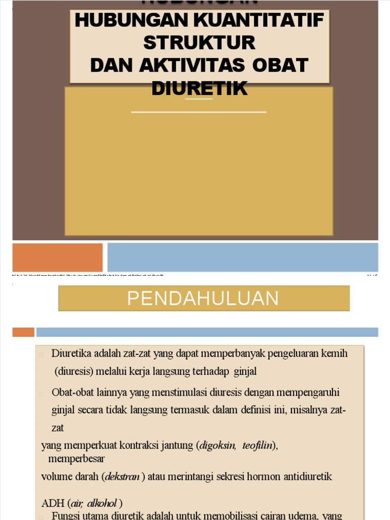 HKSA Senyawa Diuretik | PDF