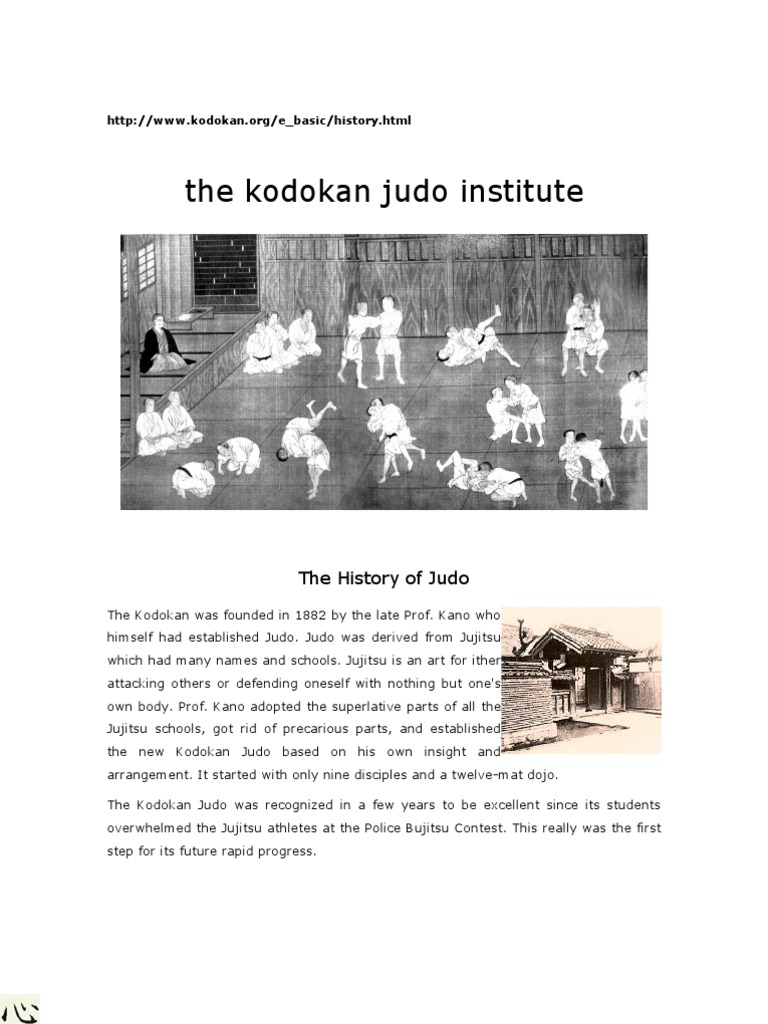 Judo Kodokan | Download Free PDF | Judo | Combat Sports