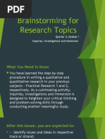 Q3-M6 - 3is - Data Collection Procedure | PDF | Survey Methodology ...