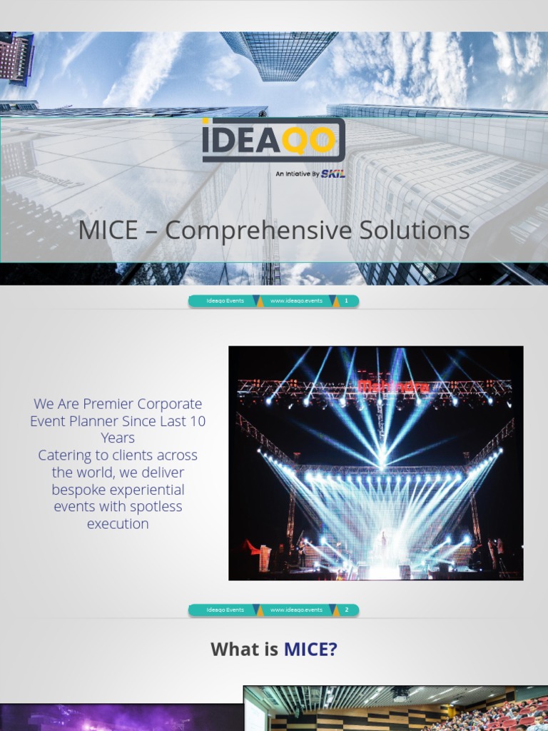 Ideaqo - MICE Proposal Alpha | PDF | Mumbai | Economies