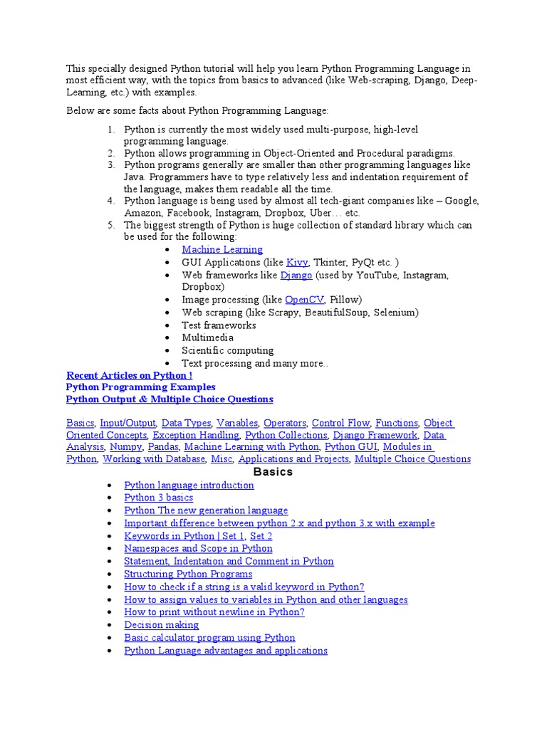 Java Tutorial Asia Sem 2 Pdf Python Programming Language Class Computer Programming
