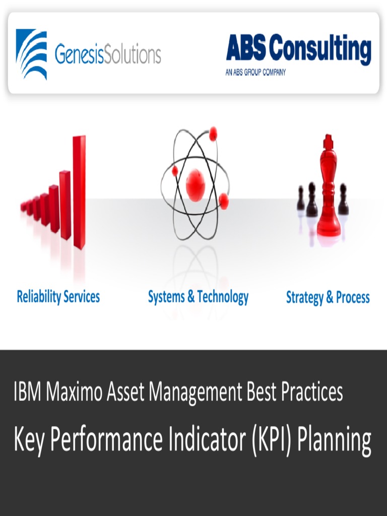 Key Performance Indicator (KPI) Planning: IBM Maximo Asset Management ...