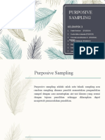 Purposive Sampling | PDF