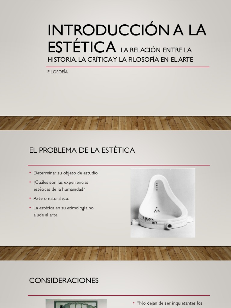 Introducción A La Estética La Relación Entre La | PDF | Estética ...