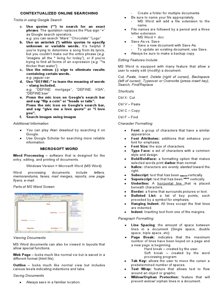 Contextualized Online Searching: Lowered Raised | PDF | Microsoft Excel | Typefaces