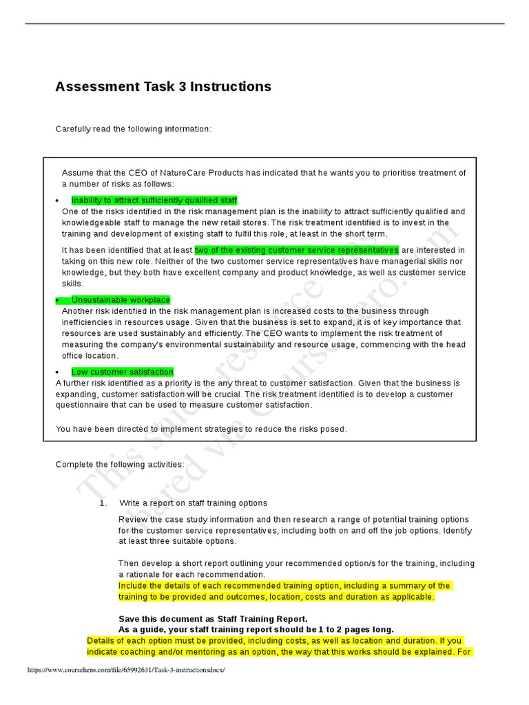 Task 3 Instructions | PDF