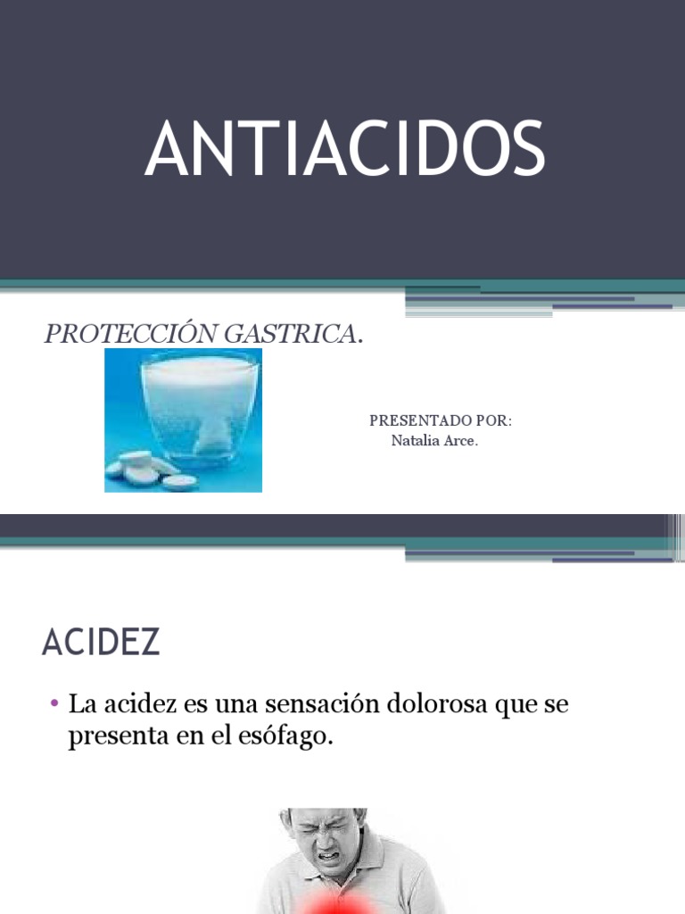 Anti Acid Os | PDF | Estómago | Gastroenterología