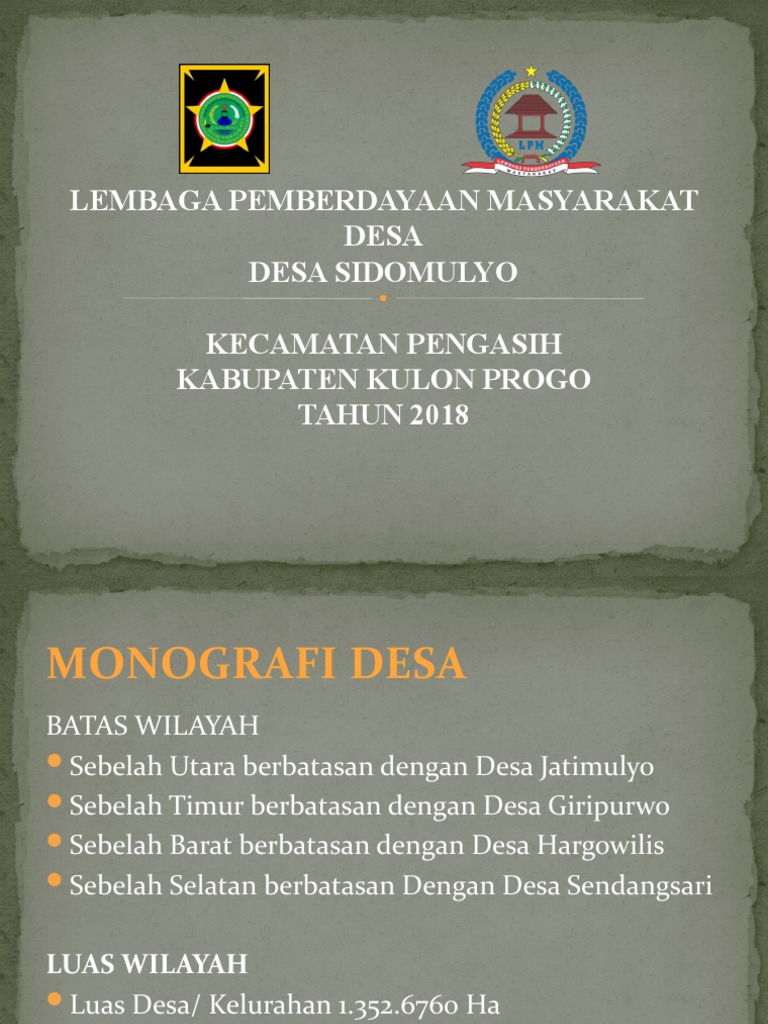 Presentasi Lomba LPMD | PDF | Ilmu Sosial