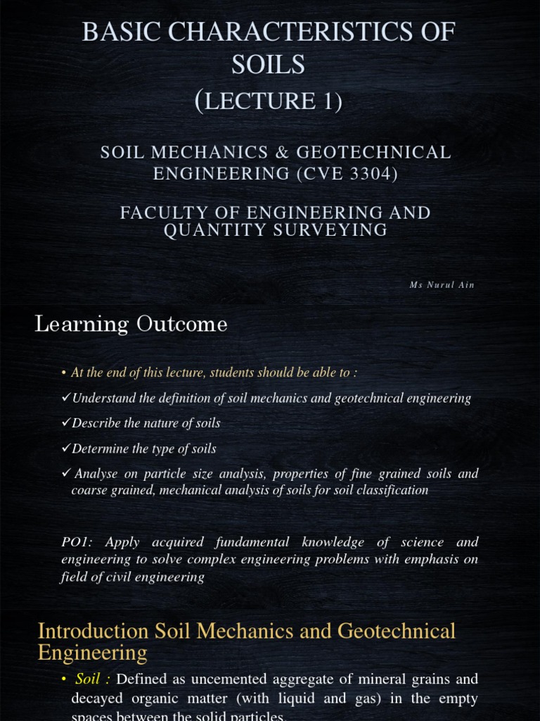 Basic Soil Characteristics | PDF | Weathering | Soil Mechanics