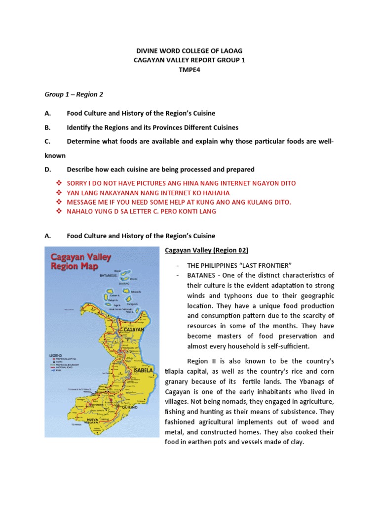 Region 2 Cuisines - Foods of Cagayan Valley | PDF | Foods | Cuisine