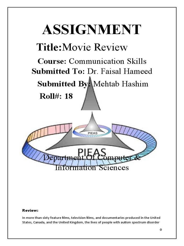Title:Movie Review: Assignment | PDF | Human Nature | Psychological ...