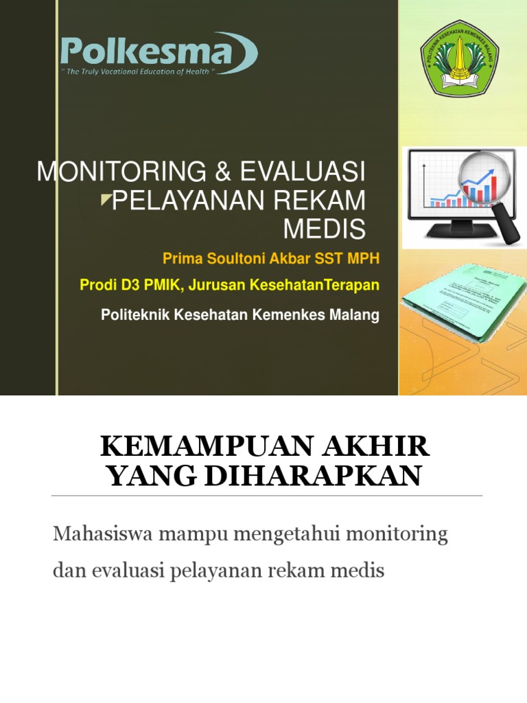 Monitoring Dan Evaluasi Pelayanan Rekam Medis | PDF