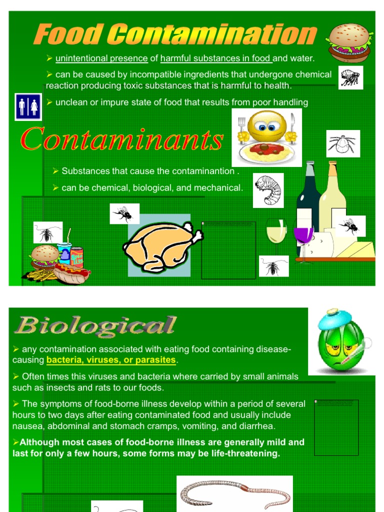 Food Contamination | Foods | Chemicals