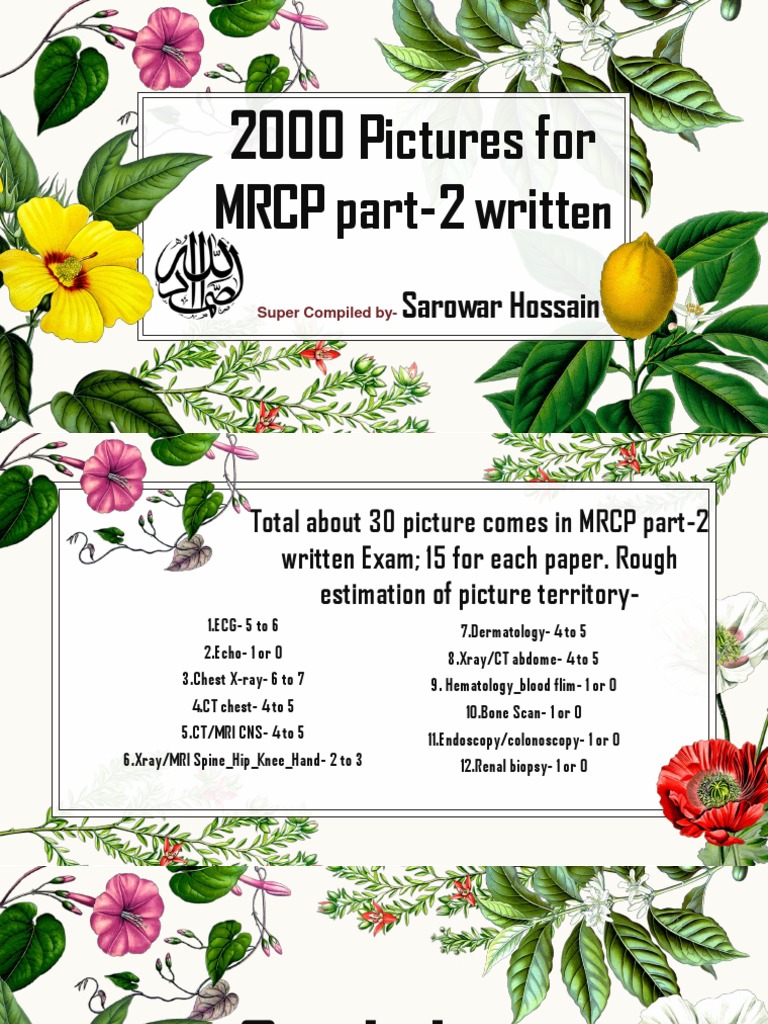2000 Pictures for MRCP part-2 written exam compilation | PDF ...
