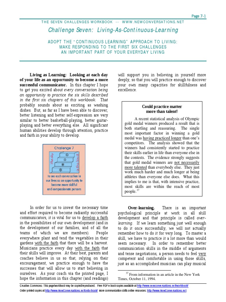 Seven Challenges Chapter7 | PDF | Motivation | Motivational