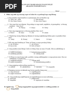 Makabansa 2 Worksheet q2 w5 | PDF