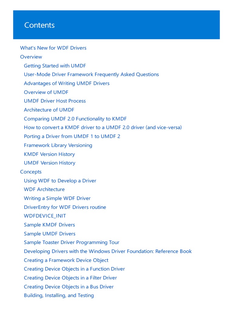 WDK Doc | PDF | Device Driver | Input/Output