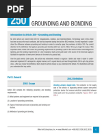 NEC Article 250 | PDF | Electrical Equipment | Physical Quantities