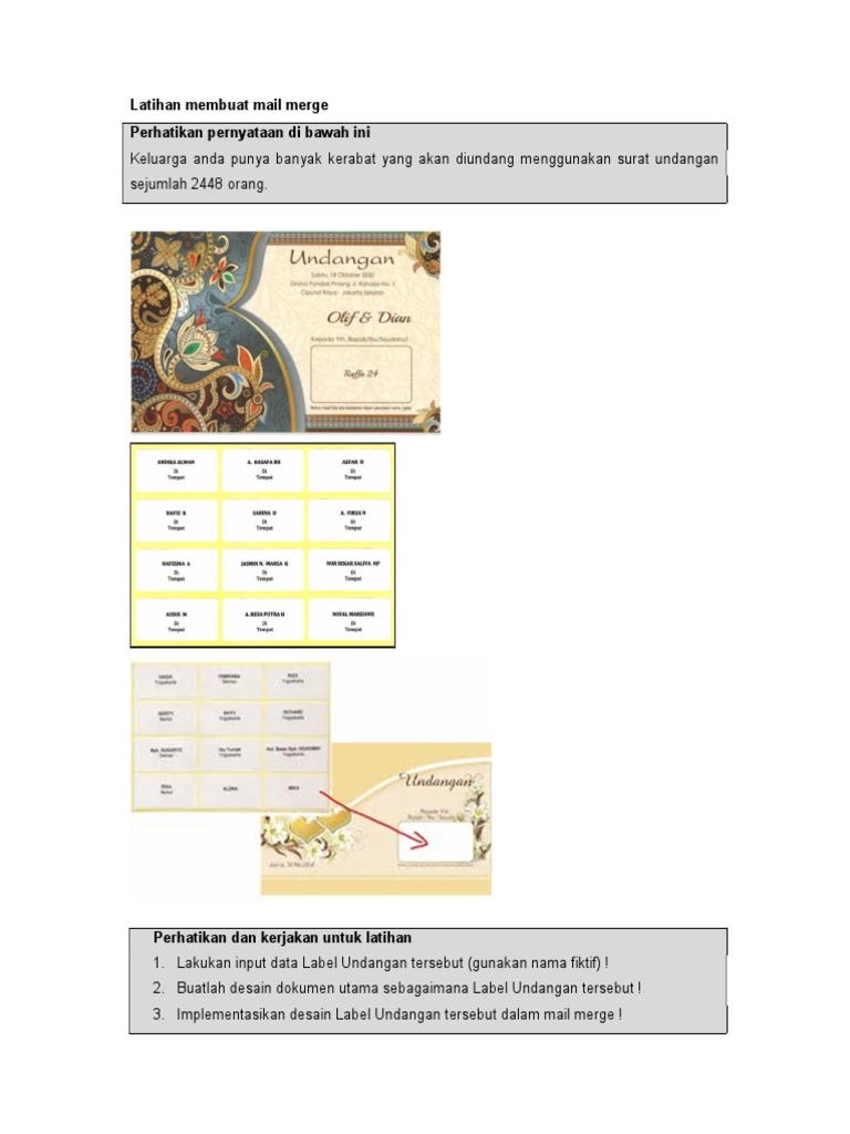 Modul Mail Merge | PDF