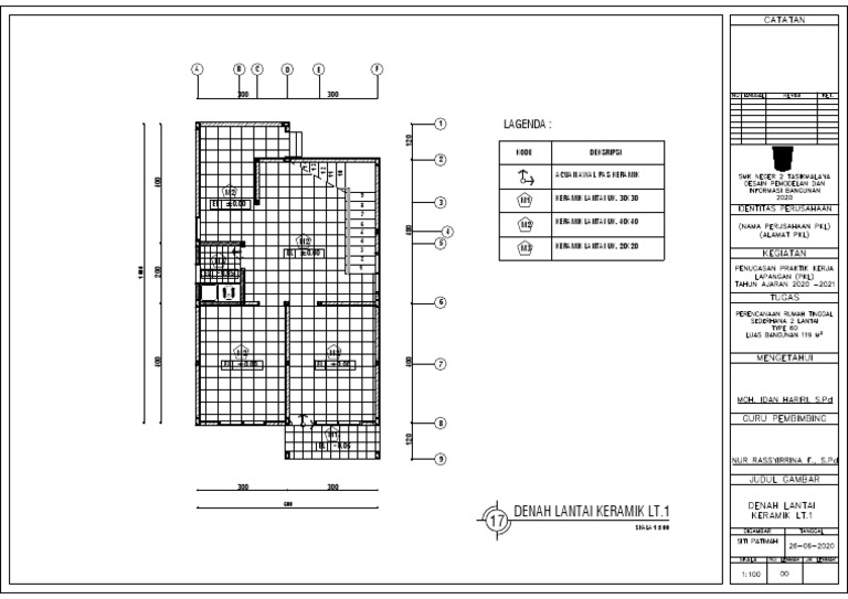 Denah R.lantai 1 | PDF | Agitación