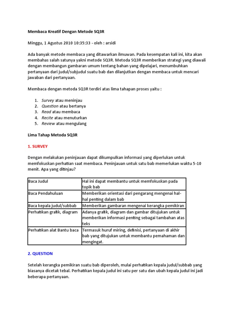 Membaca Kritis Kreatif | PDF