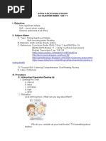 Grade 6 English Lesson Plan | PDF | Propaganda | Bias