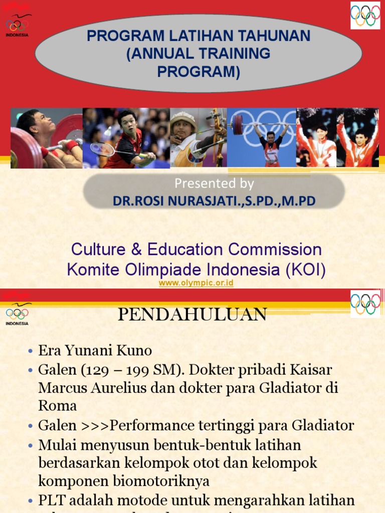 Struktur Program Latihan Tahunan | PDF