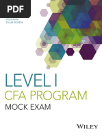 Noesis CFA Level 1 Formula Sheet 2024 | PDF | Errors And Residuals | Regression Analysis