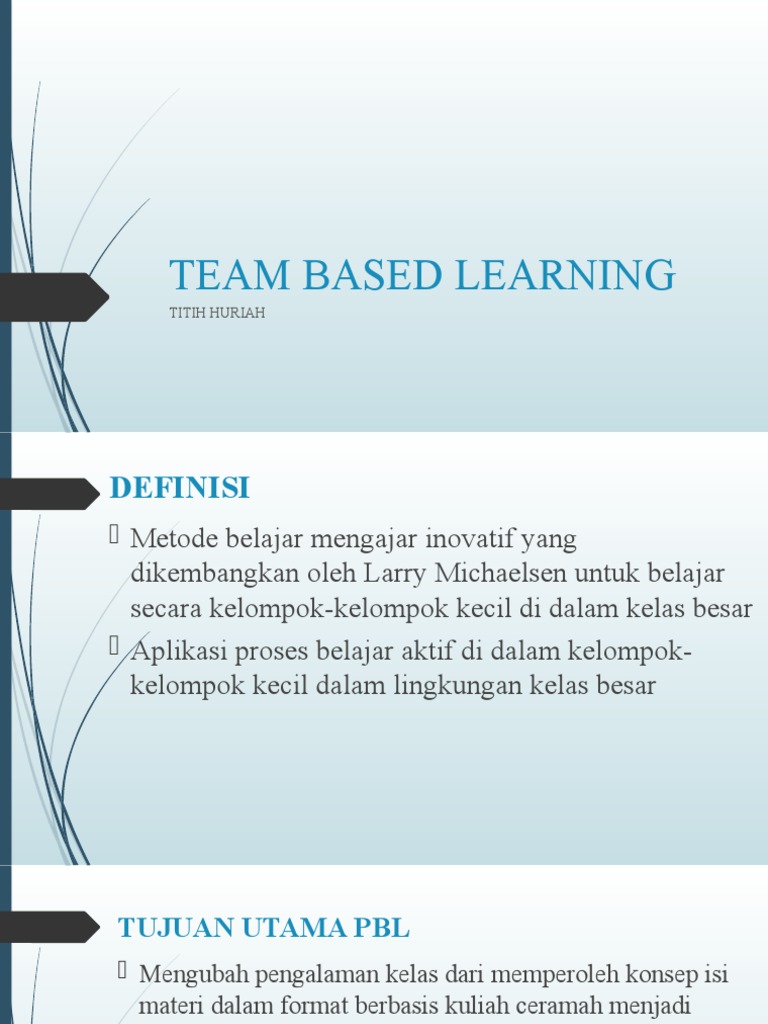 Team Based Learning | PDF