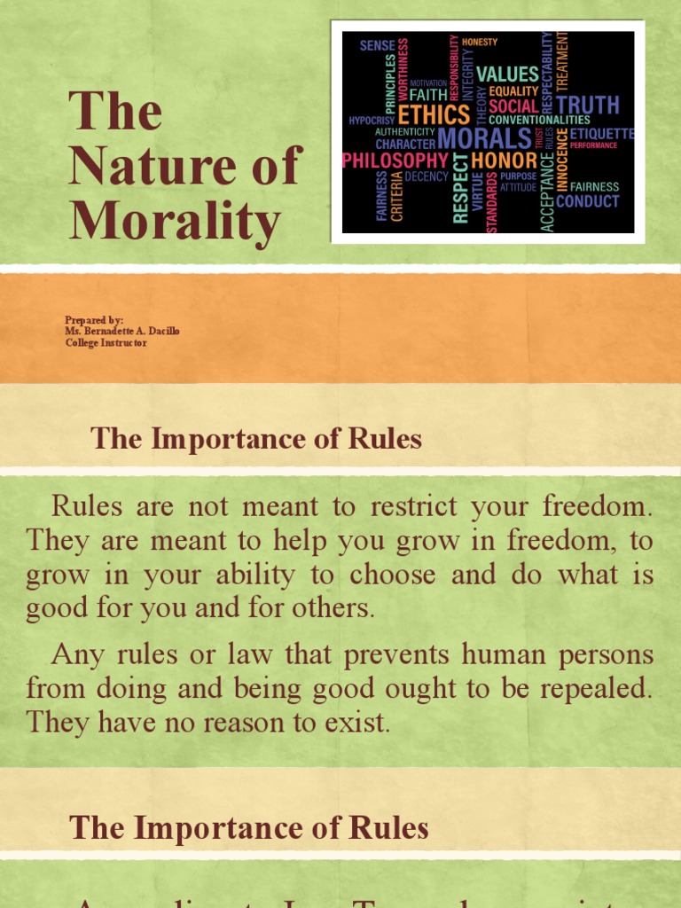 The Nature of Morality | PDF | Morality | Natural Law