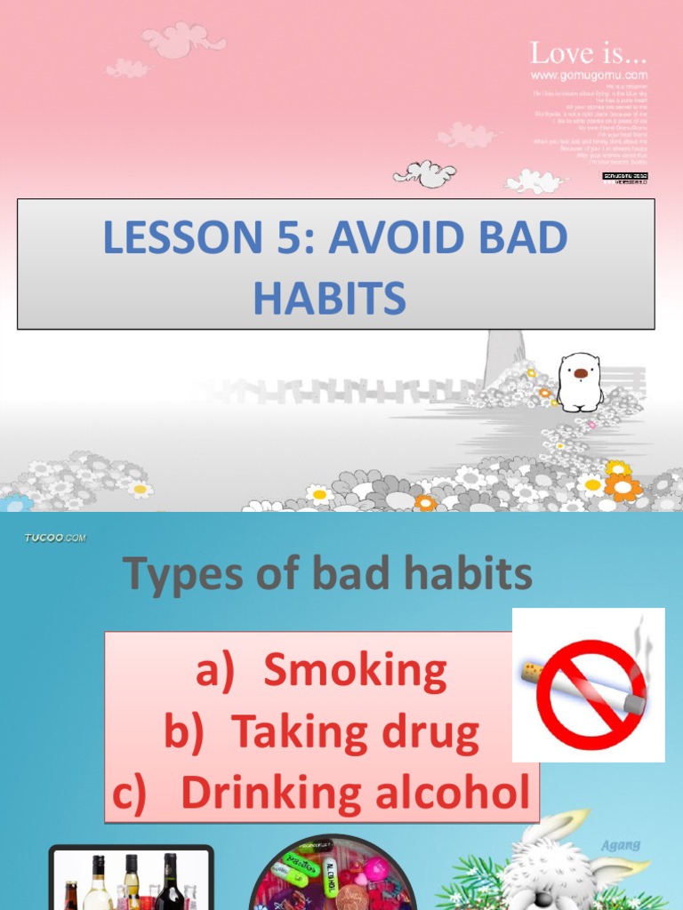 Avoiding Bad Habits for Health | PDF
