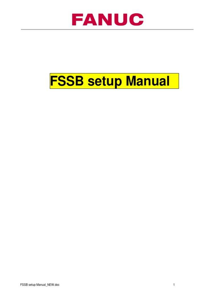 A Comprehensive Guide to Configuring FSSB Parameters for CNC Machine ...