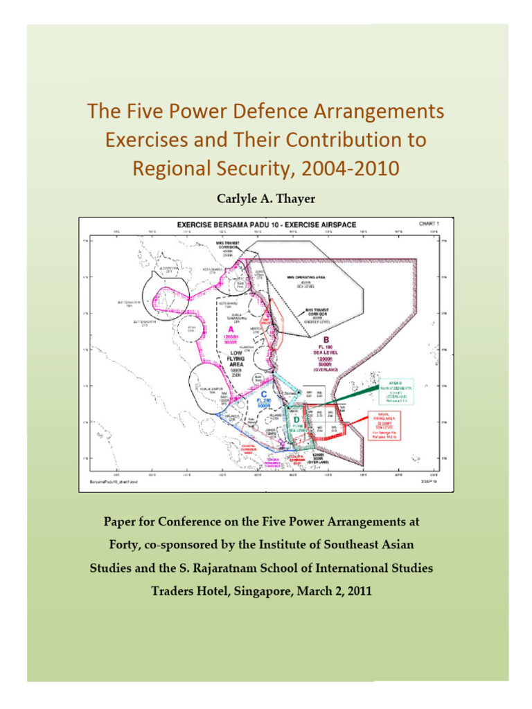 Thayer Five Power Defence Arrangements Exercise Program | PDF ...