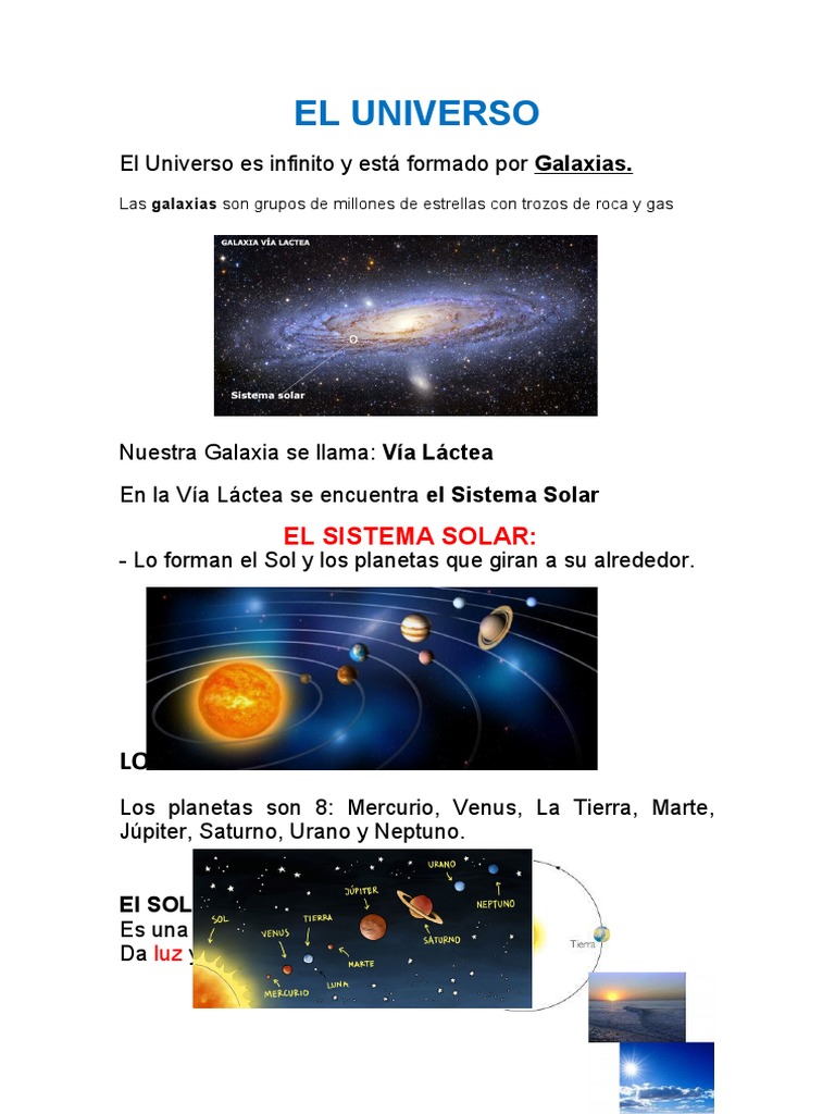 Resumen Del Universo | PDF
