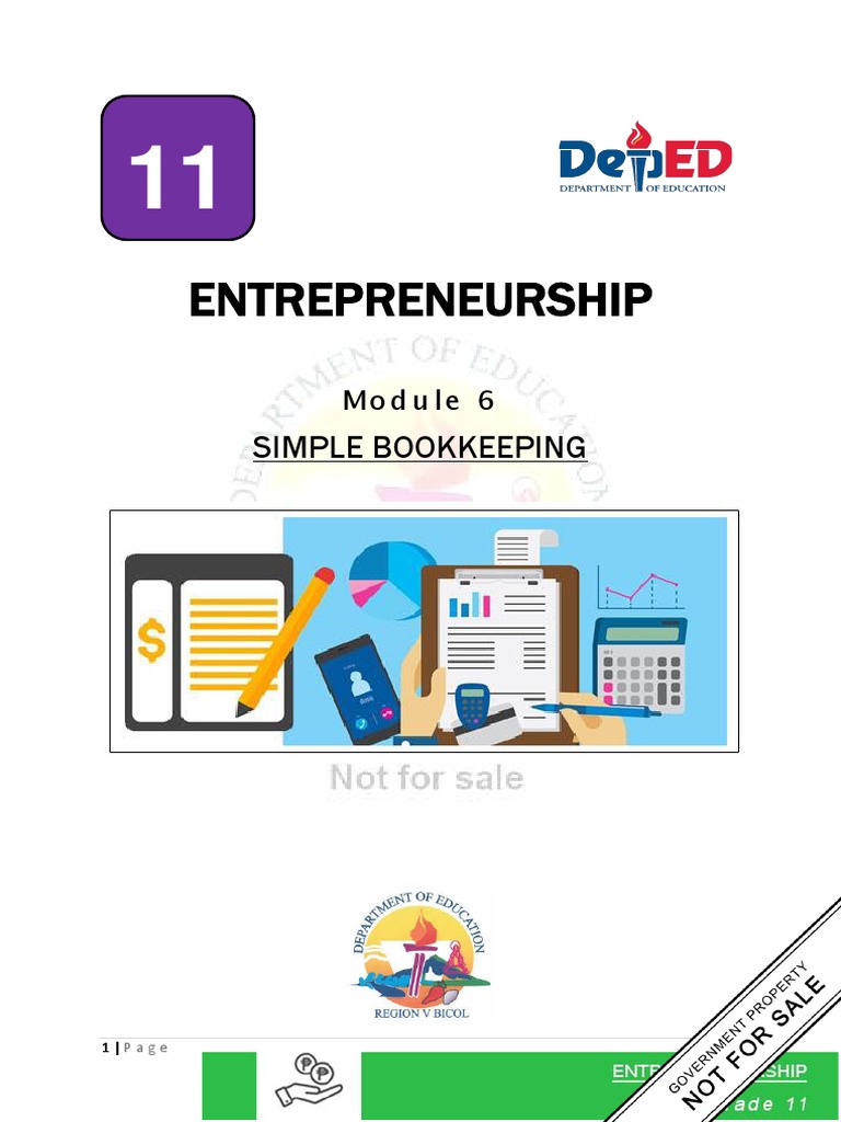 Applied-Entrep m6 | PDF | Debits And Credits | Bookkeeping