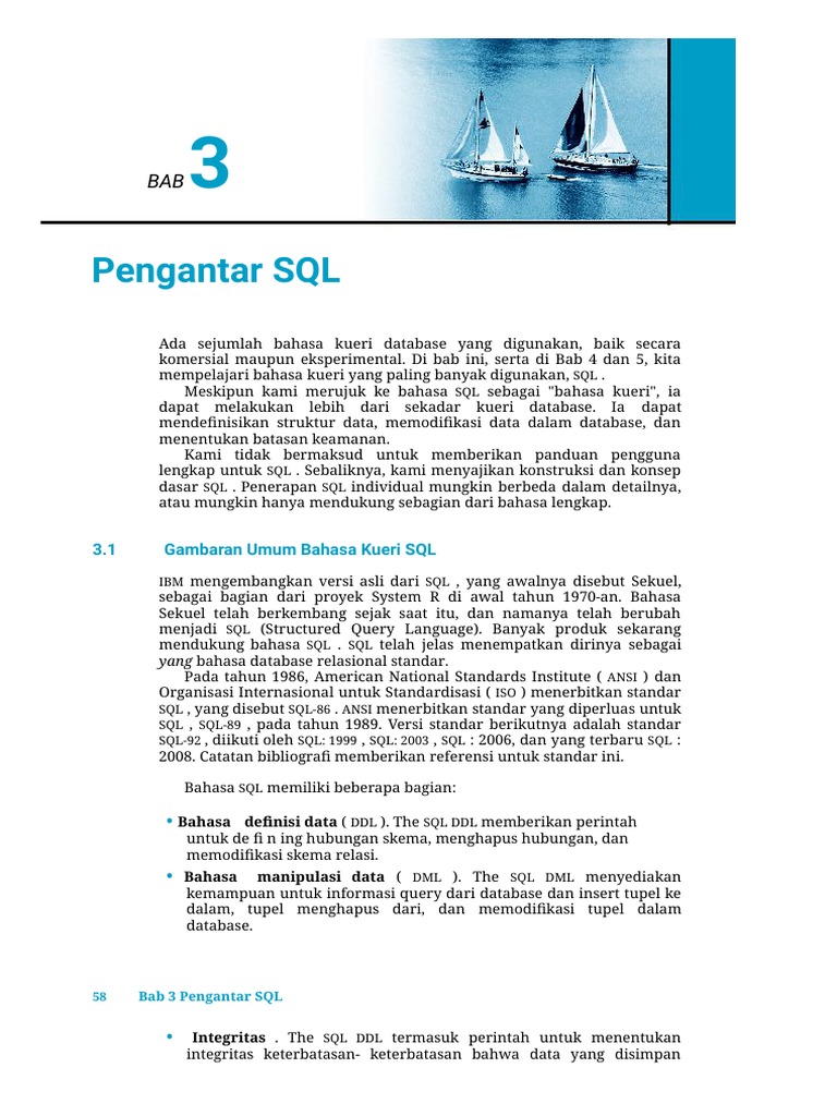 BASDAT Bab 3 Translate | PDF