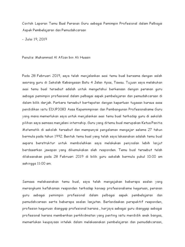 Peranan Guru sebagai Pemimpin Profesional | PDF | Kesehatan Holistik