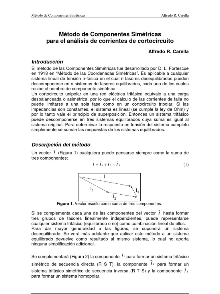 Método de Componentes Simetricas